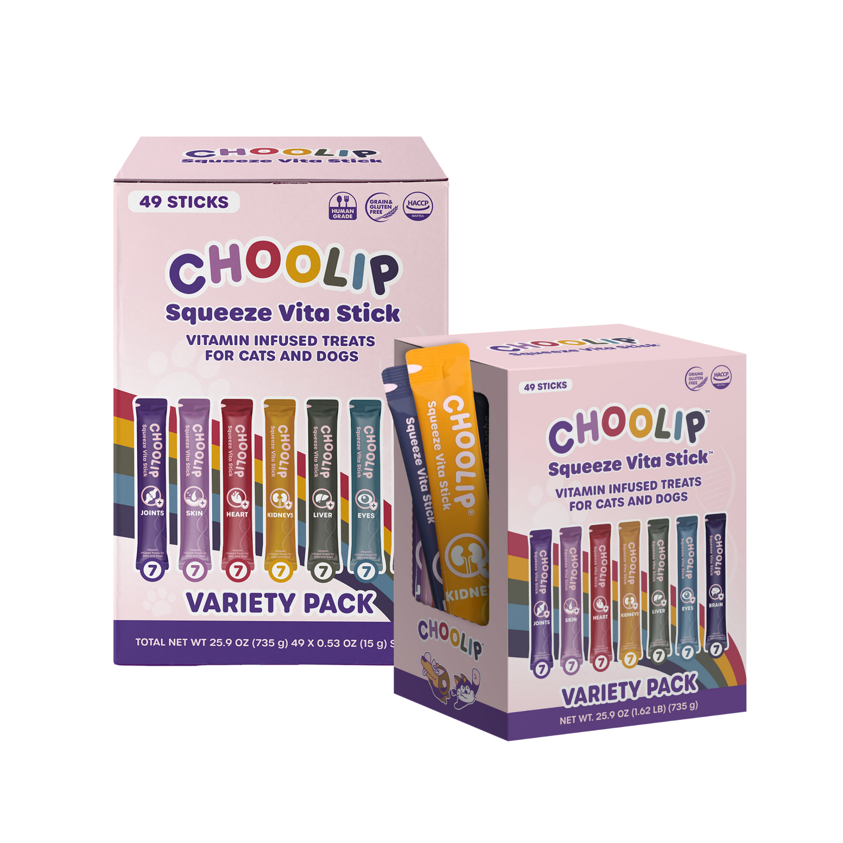 Squeeze Vita Sticks Variety 2-Box Bundle – Choolip